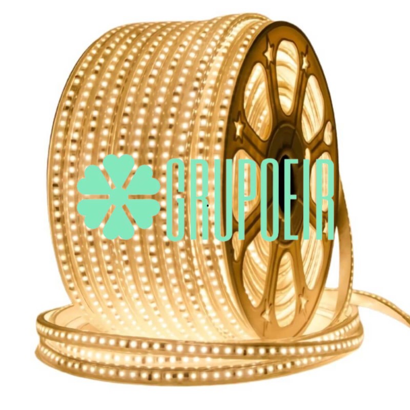 Manguera Led Calido 2835 Rollo 100 Metros Smd Exterior 120 Leds Por Metro