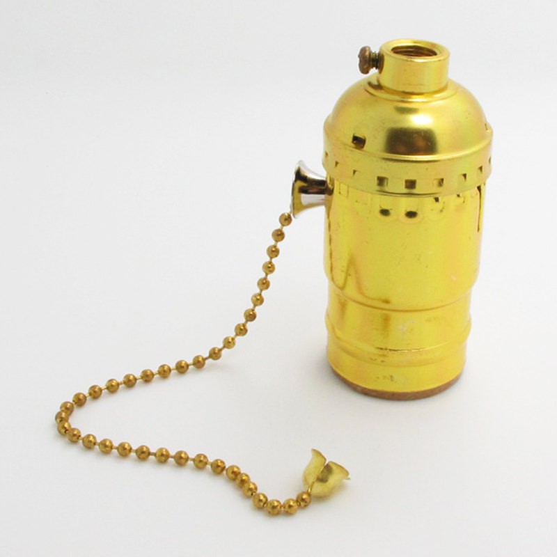 Socket Latonado Dorado Cadena - Grupo Electro Industrial Renovable