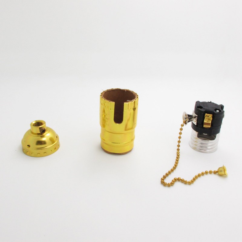 Socket Latonado Dorado Cadena - Grupo Electro Industrial Renovable