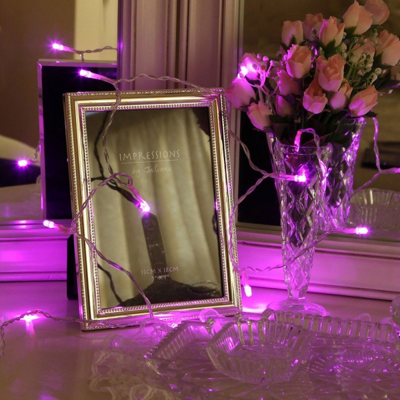 Series 300 Luces Led 15 Mts Magica Decoracion Rosa