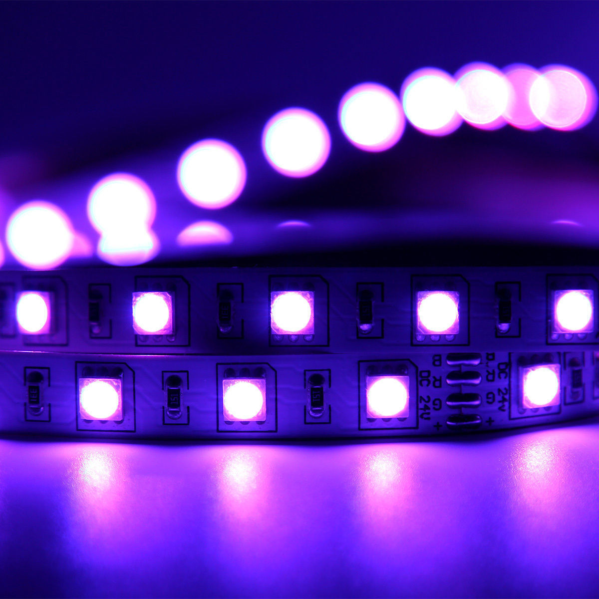 Tira LED Morado 5 Mts - Grupo Electro Industrial Renovable