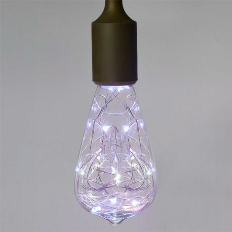 Foco LED Edison Vintage Luces de Hada Retro Blanco Frio Clásico Snow 2W