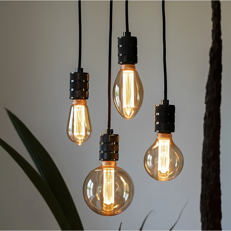 Foco LED Edison Antiguo Vintage Elegante Luz Cálida Clásico Glow 4W