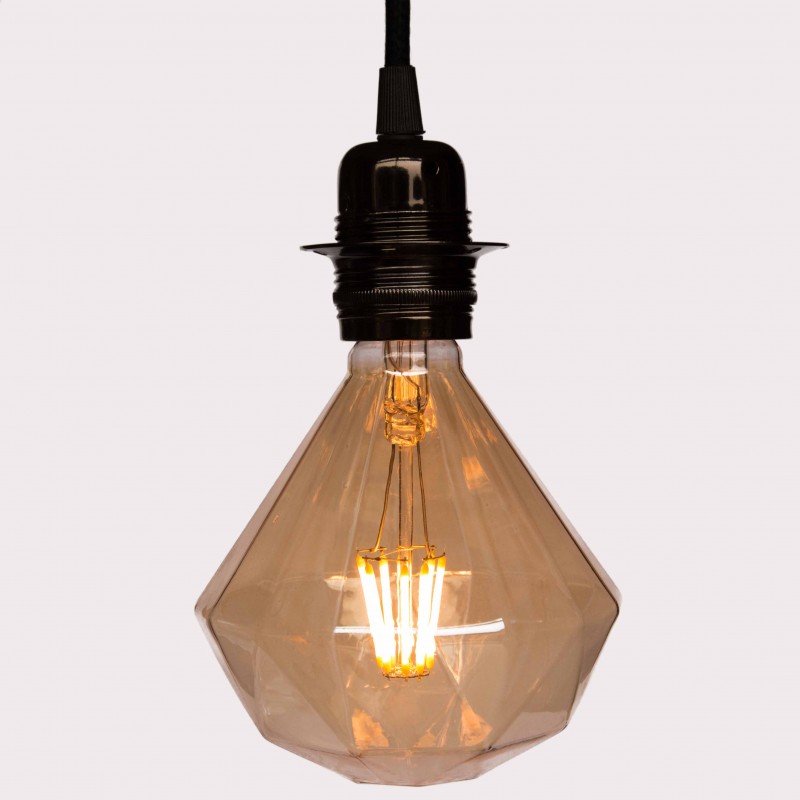 Foco Edison Vintage LED Filamento Decorativo Luz Cálida Brillante 6W