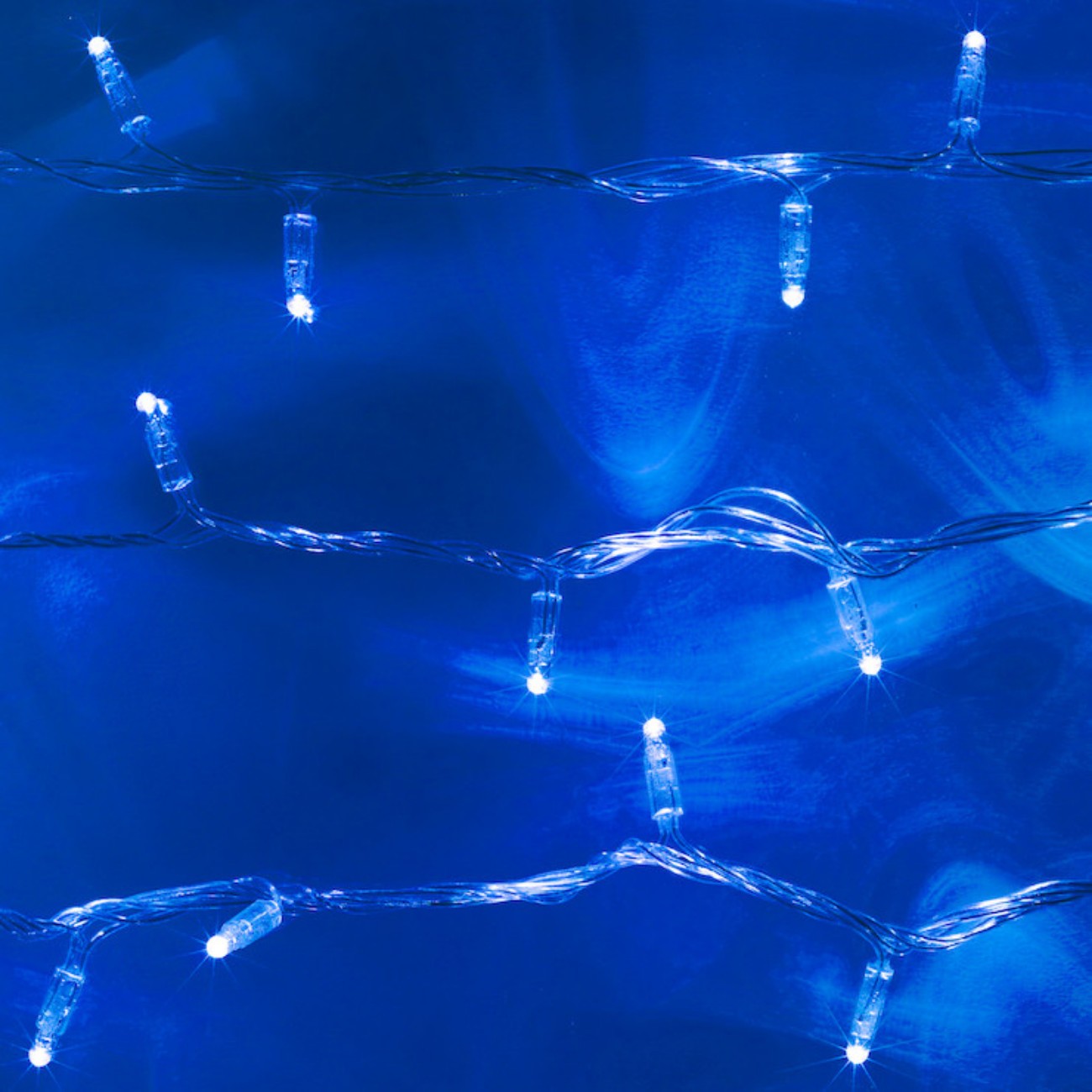 Series 300 Luces Led 15 Mts Decoración Navidad Mágica Azul