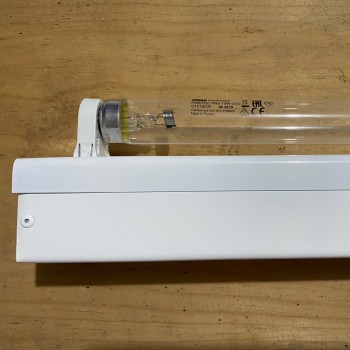 Lámpara Ultravioleta Germicida Desinfección UVC G15T8 15W Osram Puritec
